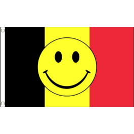 Belgium Smiley Face Flag | The Flag Wholesaler