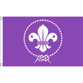 Scouts Purple Flag | The Flag Wholesaler