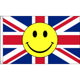 Union Jack Smiley Face Flag | The Flag Wholesaler