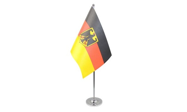 Buy Germany Crest Satin Table Flag | Midland Flags